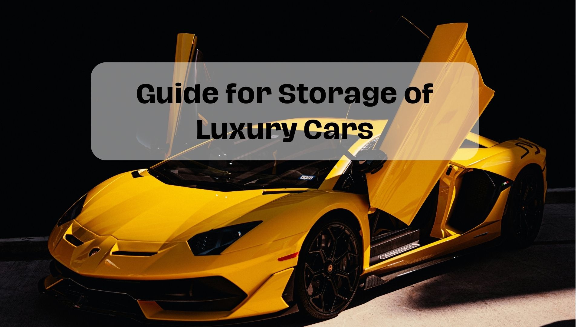 Long-Term Luxury Car Storage Solutions